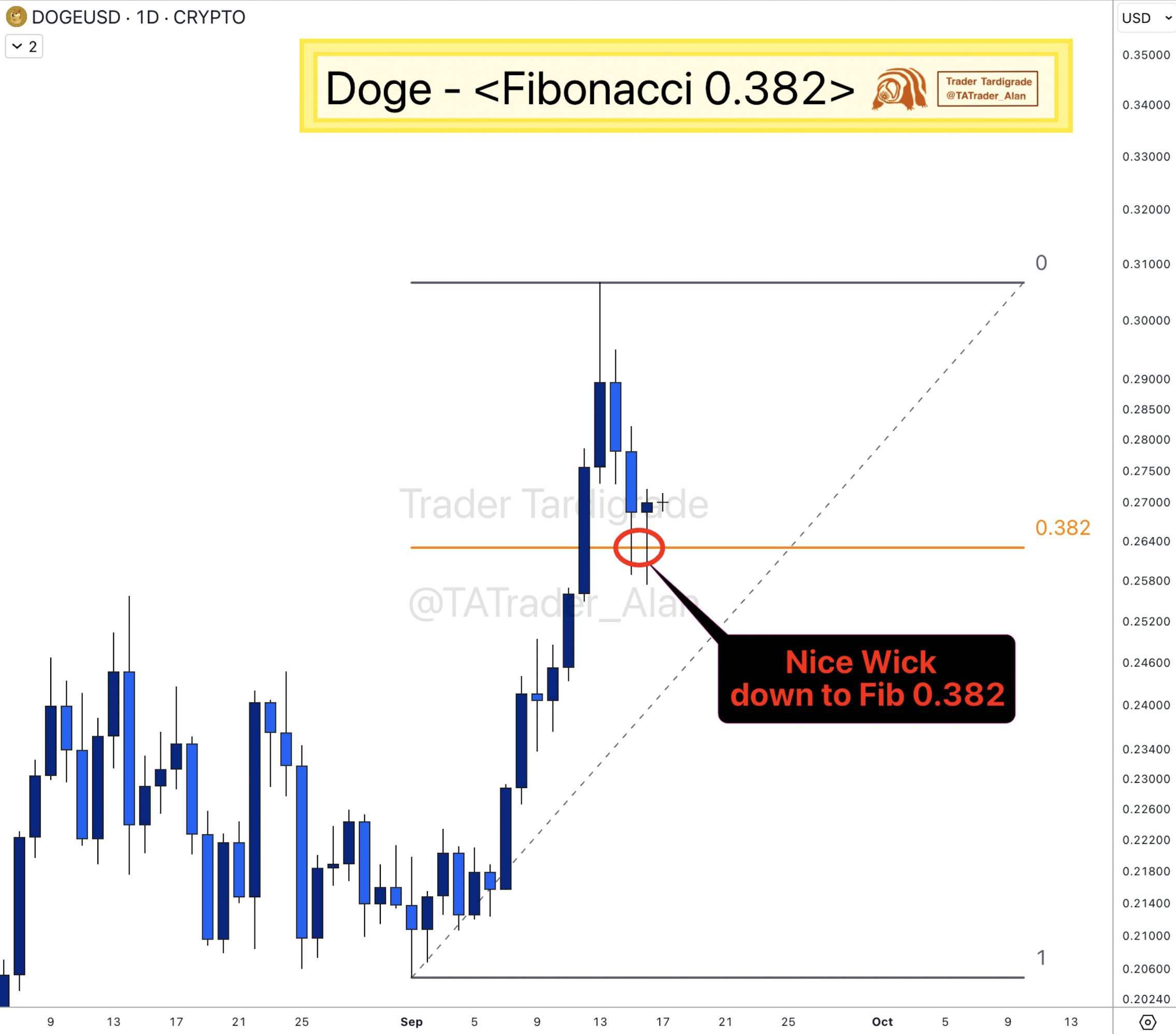 Dogecoin Holds Strong Above Key Fibonacci Support