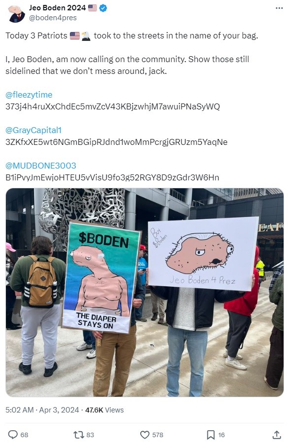 BODEN Meme Coin Madness: From Trump Rallies to Million-Dollar Gains in ...