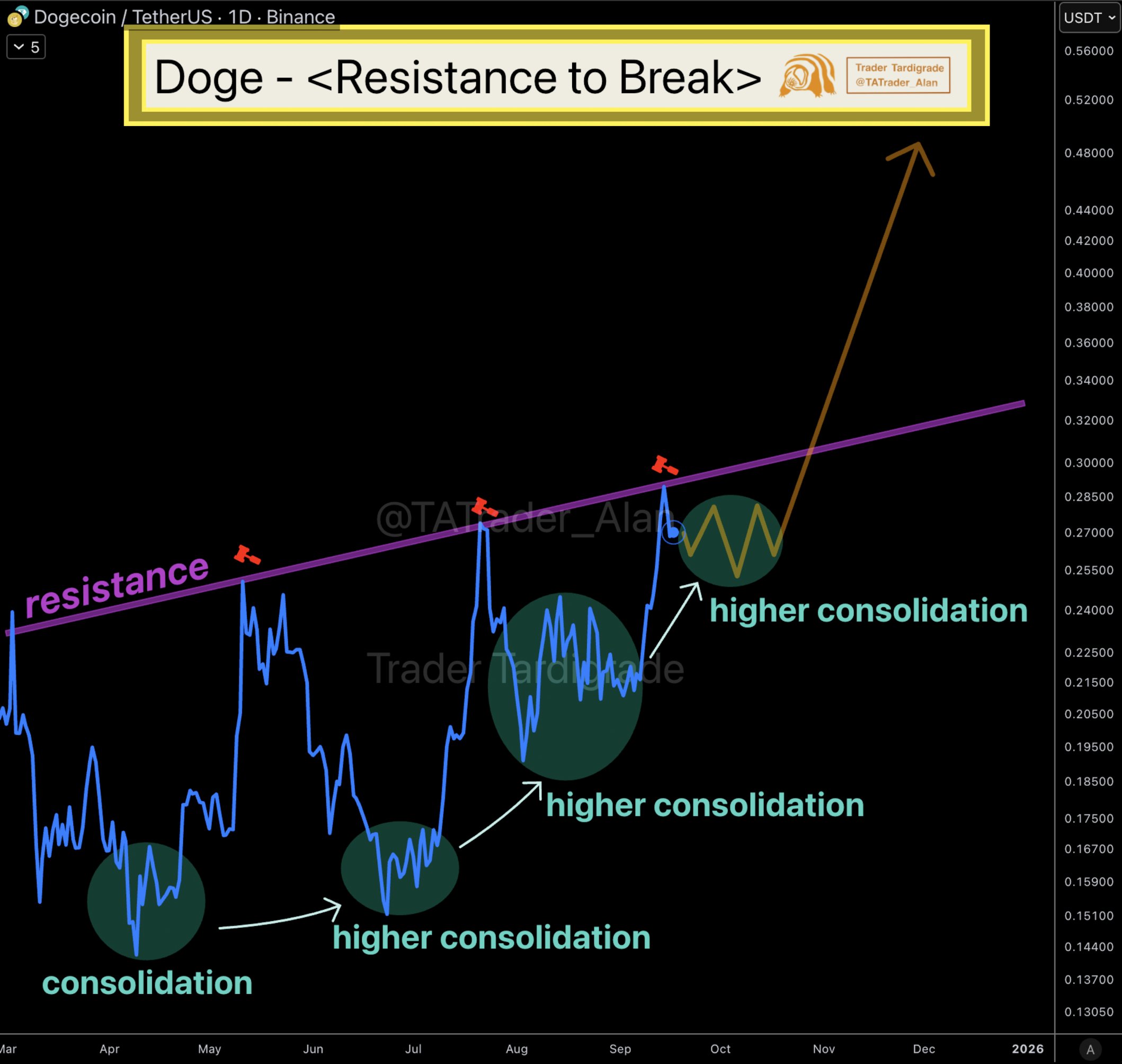 DOGE Price Builds Momentum for Breakout